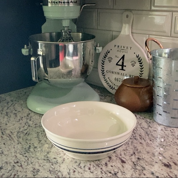 Country Crock | Dining | Large Vintage Country Crock Stoneware Blue ...